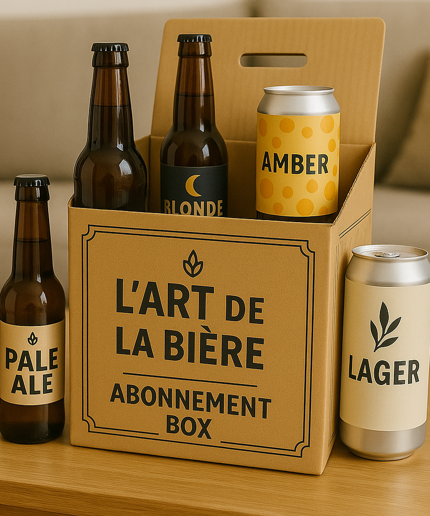 Abonnement box 6 bières artisanales françaises mensuel | L’Art de la ...
